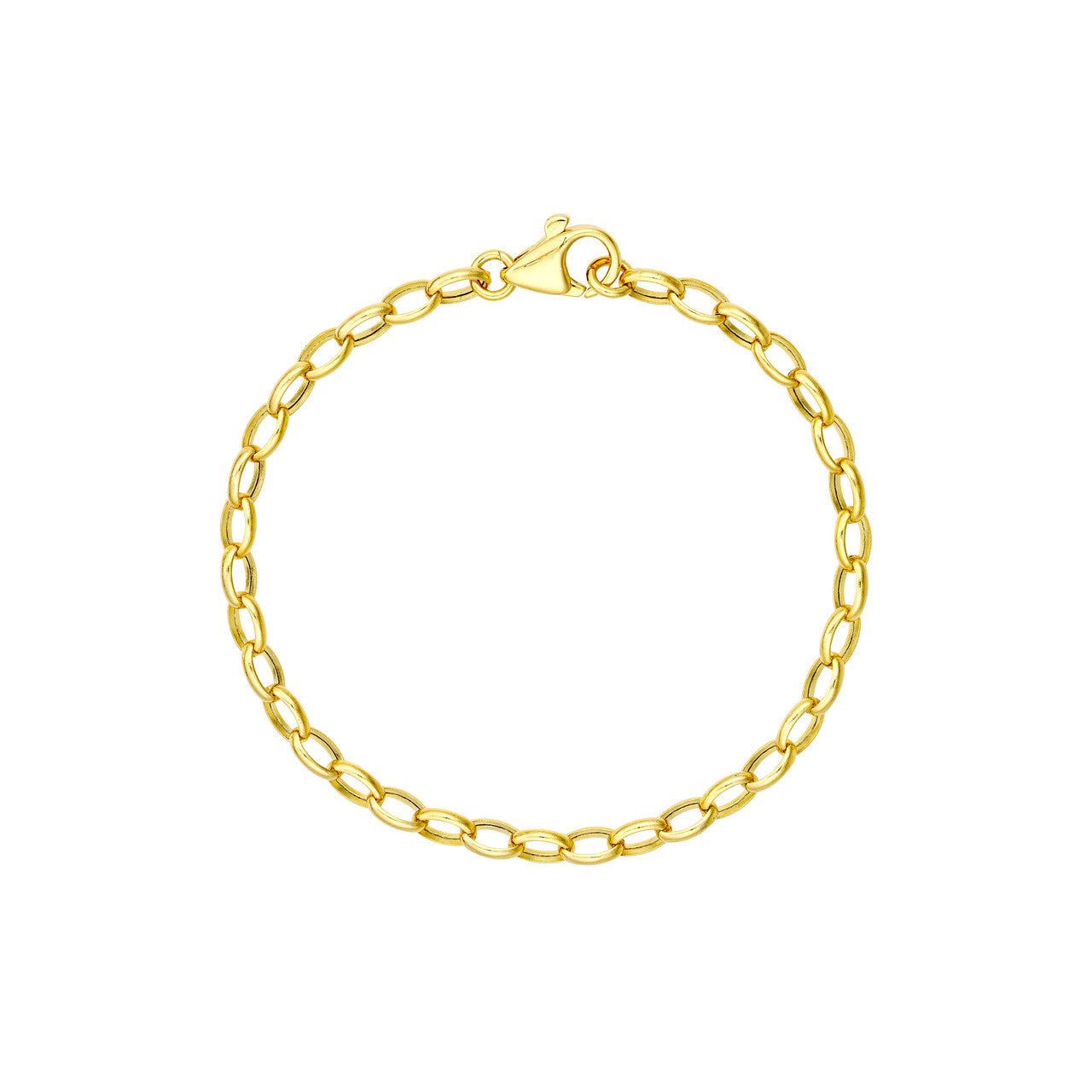 4.5mm Hollow Oval Forzentina Chain with Pear Lock – Mohr Creations